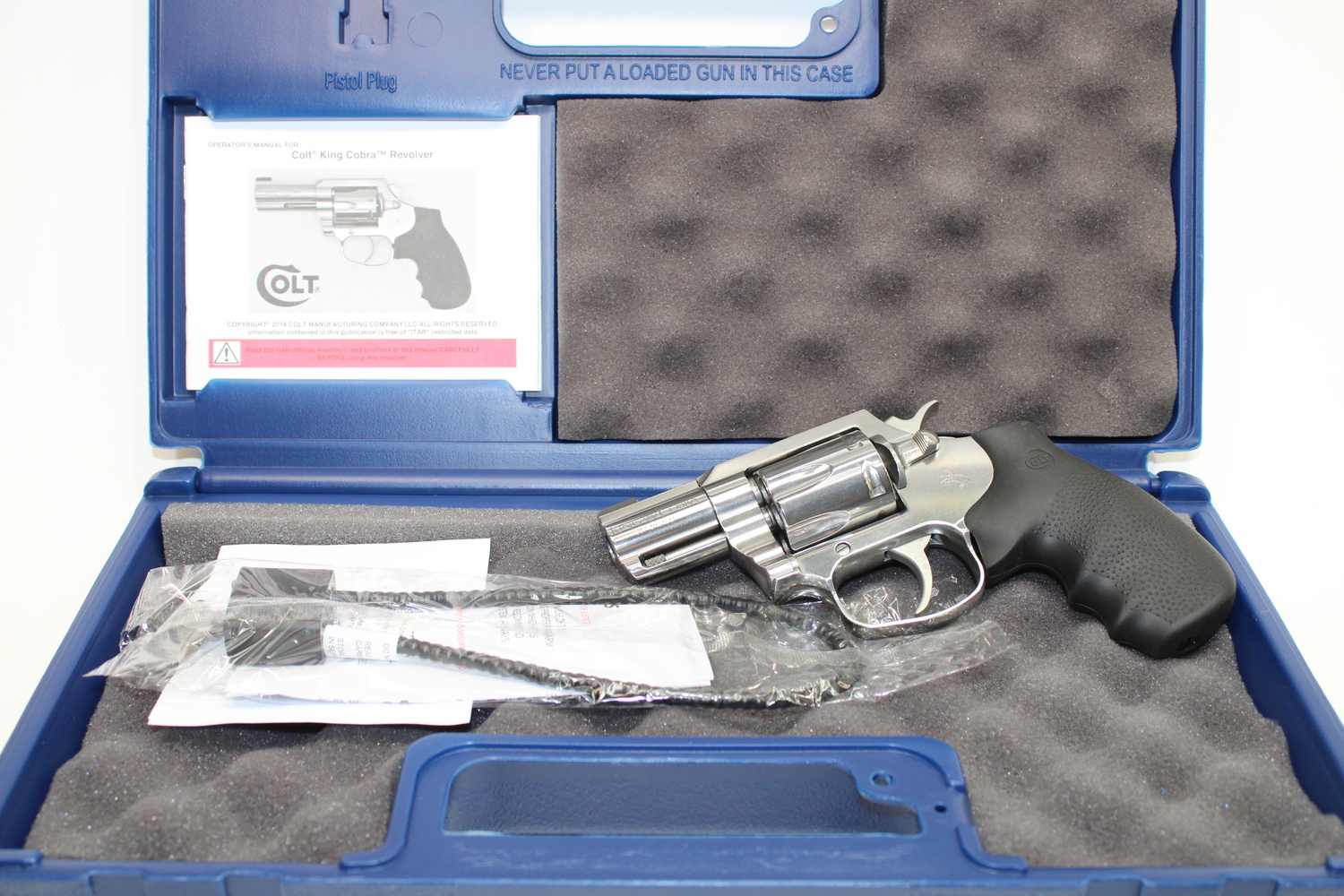 Colt King Cobra Carry Dao 357 Mag 2" Barrel 6rd Overall Brushed ...