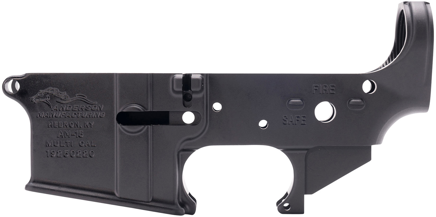 Anderson D2K067A000OP Receiver Multi-Caliber Black Anodized Finish 7075 ...