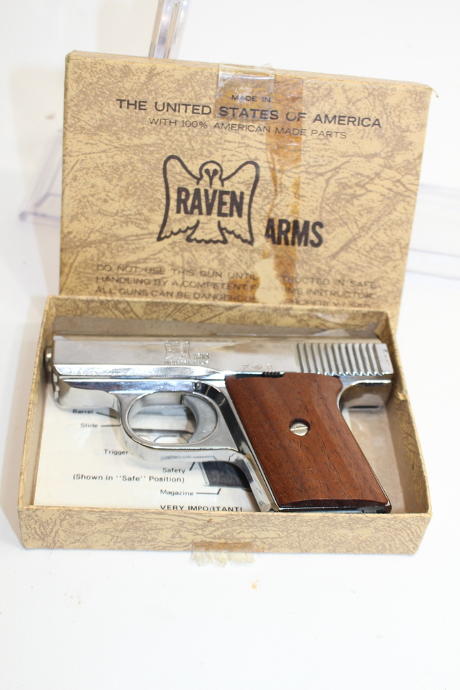 Raven Arms MP-25 Semi-Auto 6+1 25ACP 2.5" BBL Original Box Used ...