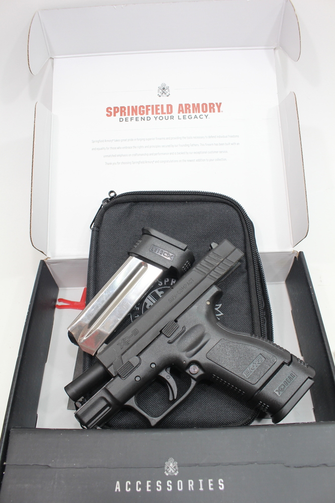 Springfield Armory XD Sub-Compact 9mm 13+1 Semi-Auto 3" BBL Original ...