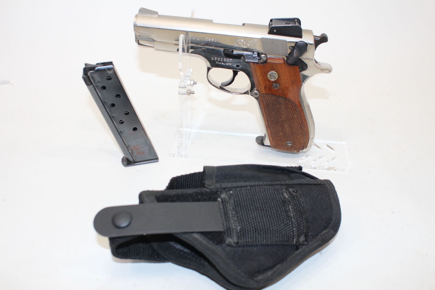 Smith & Wesson Model 439 semi-auto pistol 9mm 4" BBL No Box Used ...